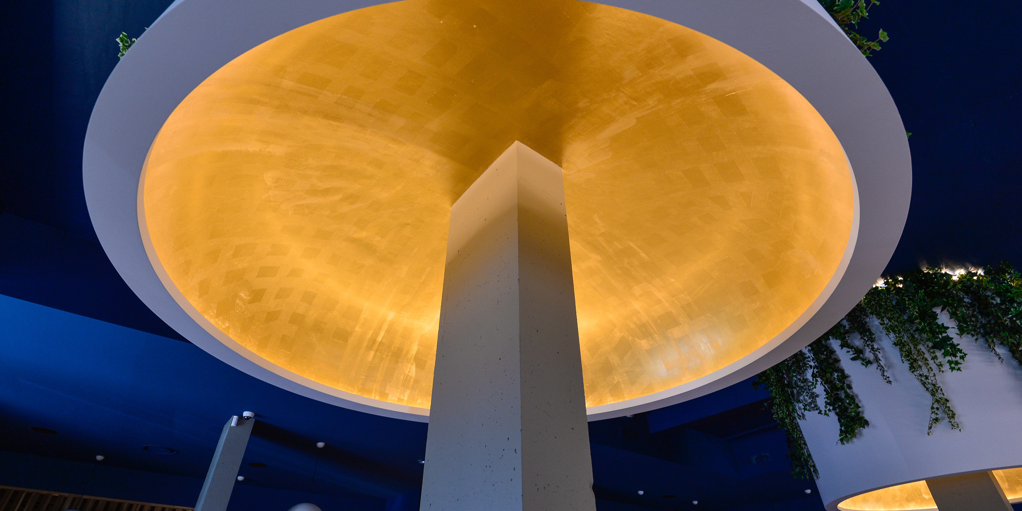 Fibrous plaster and lighting · Rouveure Marquez