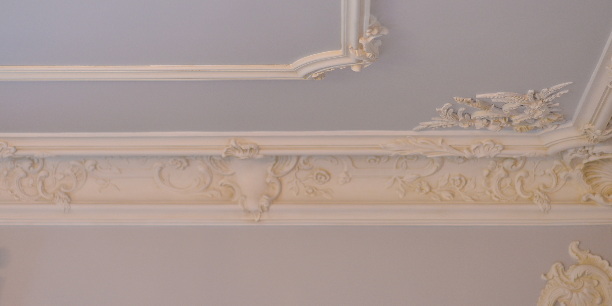 Fibrous plaster ornamentation in architecture · Rouveure Marquez