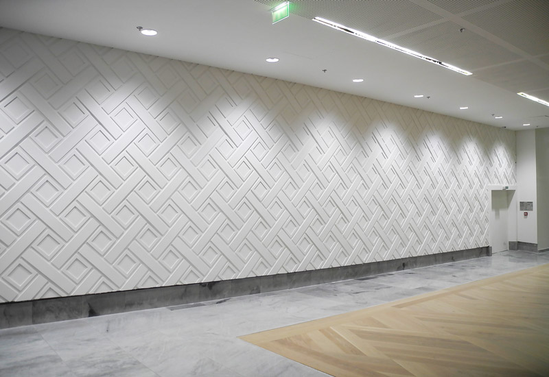 Decorative fibrous plaster facings · Rouveure Marquez