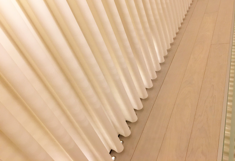 Fibrous plaster forms in interior architecture · Rouveure Marquez